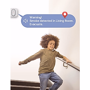 X-Sense Battery Powered Combination Smoke and Carbon Monoxide Detector with Voice Location, Wireless Interconnected Smoke Detector Carbon Monoxide Detector Combo, Model XP02-WR, 6-Pack