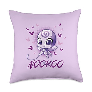 Miraculous Ladybug Kwamis Collection with Nooroo Throw Pillow