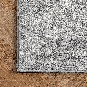 nuLOOM Thomas Paul Power loomed Octopus Area Rug, 9x12, Grey