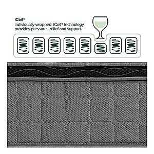 ZINUS MSHPBT-10K Bed Mattress Conventional, King, White