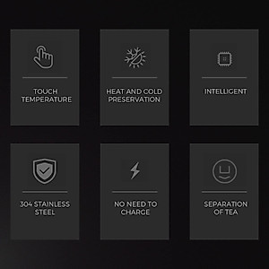 G-Ahora Anime Slayer Water Bottle,Anime Water Bottle Cup,Smart Temp Display Reusable Water Bottle 500ml (Rengoku WB)