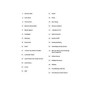 Taylor Swift - Super Easy Songbook - 2nd Edition: 30 Simple Arrangements for Piano with Lyrics