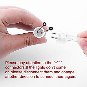 pinlo Falling Rain Lights, Meteor Shower Lights Outdoor, 12Inch 8 Tube Icicle Snow Fall Cascading Lights for Christmas Holiday Party Wedding Garden Shop Decoration (Blue)……