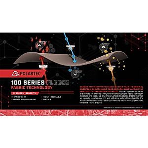 281Z Polartec Fleece Classic 100 Winter Skull Cap - Military Tactical Outdoor Sport - Watch Cap Beanie (Black, Large)