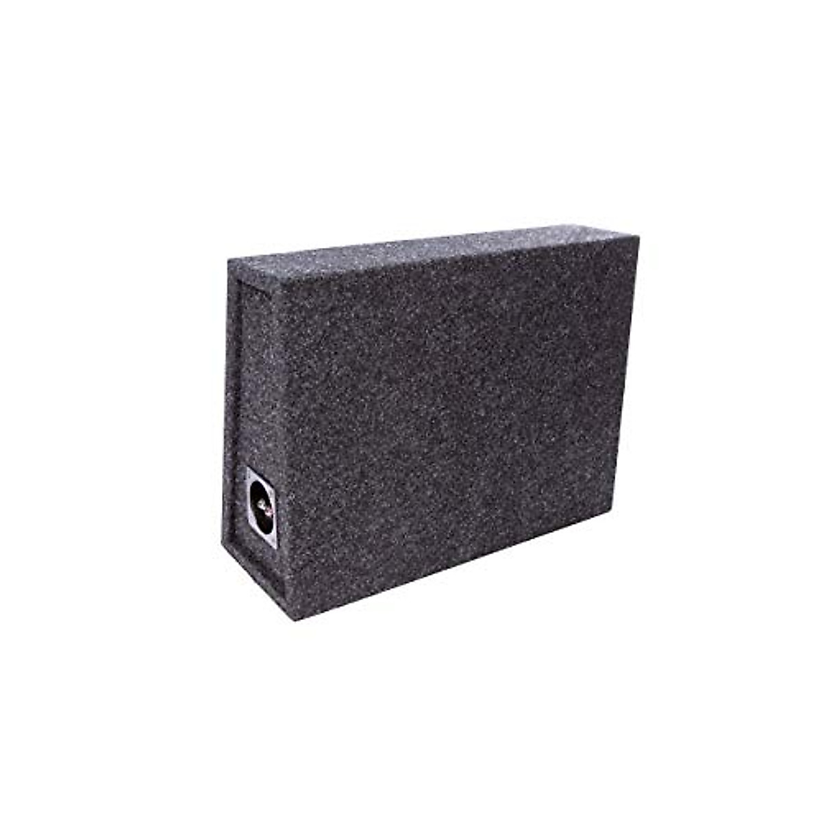 Bbox Single Sealed 10 Inch Subwoofer Enclosure - Pro Series Single Sealed Car Subwoofer Boxes & Enclosures - Premium Subwoofer Box Improves Audio Quality, Sound & Bass - Nickel Finish Terminals