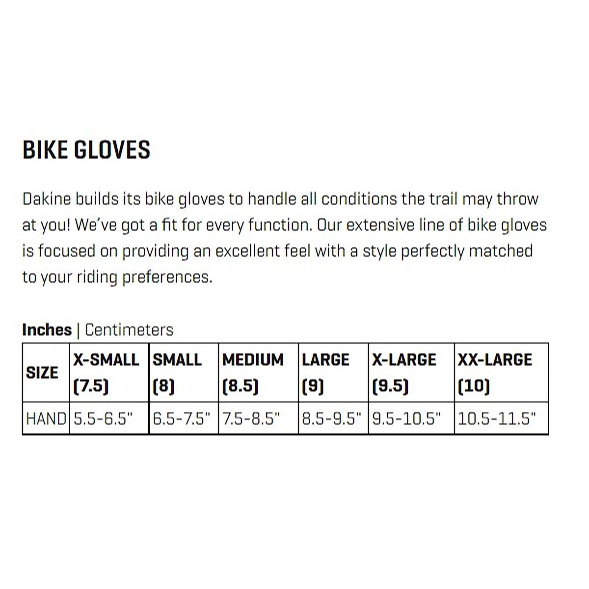 Dakine Syncline Gel Glove - Black, X-Large