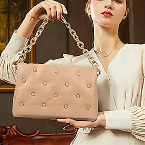 Women's Shoulder Handbags Designer Tote Bags and Purses with Chain Strap