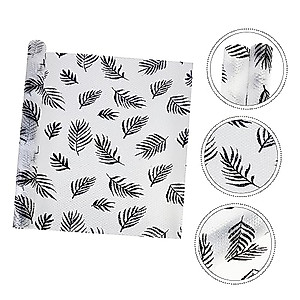 Shelf Liner 1 PC Pad Metal Trim Drawer Mats for Kitchen Cabinets Plastic Desk Mat Monstera Placemats Eva Table Cover Oil- Proof Table Cloth Desktop Mat Banquet