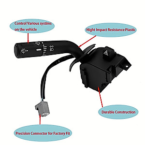 5L3Z13K359AAA Headlight Signal Combination Switch, for 2005-2008 Fords F-150,2006-2008 Lincoln Mark LT Replaces# 5L3Z-13K359-AAA,6L3Z-13K359-AA,SW7388,629-00789,CBS-1332