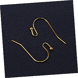 TEHAUX 200pc Earring Wire Hooks for Jewelry Making DIY Earrings Kit Beaded Studs Ear Hooks for Earrings Ear Plug Jewelry Accessories