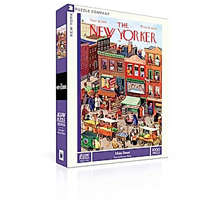 New York Puzzle Company - New Yorker Main Street - 1000 Piece Jigsaw Puzzle