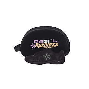 Rebel Athletic Ruthless Cheer Shoe, Blackout, Size 11