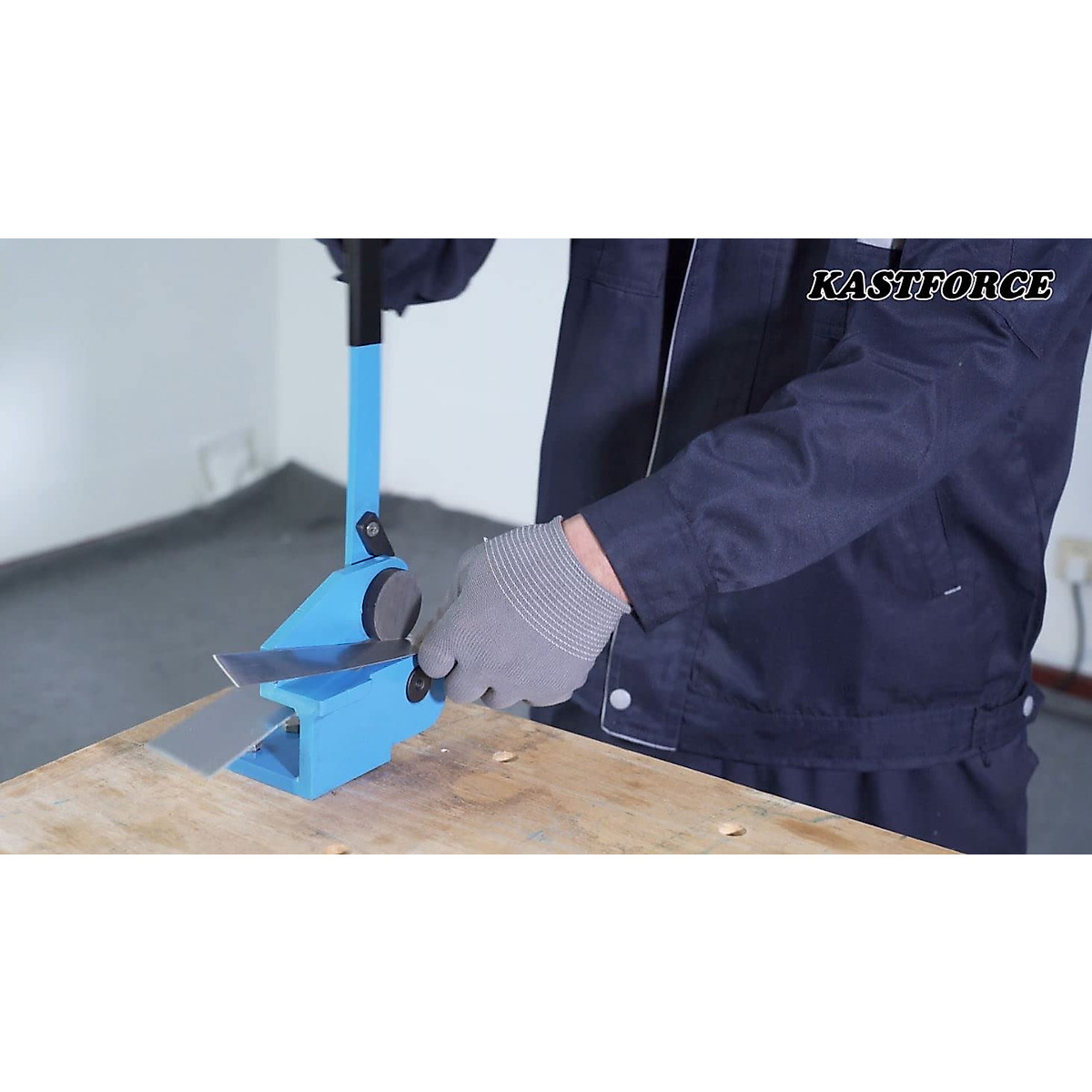 KASTFORCE KF5014 Sheet Metal Shear Throatless Shear Rotary Hand Shear Hand Shear 16Ga / 1.5mm Capacity