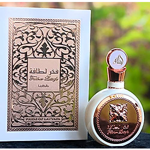 Fakhar EDP - Eau de Parfum 100ml(3.4 oz) | Oriental Alchemy | Intense notes of lily, jasmine, white flowers, honeysuckle, fruity notes, vanilla & white musk | violet leaf, masculine nutmeg & bergamot | by Lattafa Perfumes (Fakhar Women)