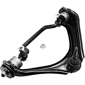 Detroit Axle - Front 4pc Suspension Kit for 02-05 Ford Explorer Mercury Mountaineer Lincoln Aviator 2002 2003 2004 2005, 2 Upper Control Arms 2 Lower Ball Joints Replacement