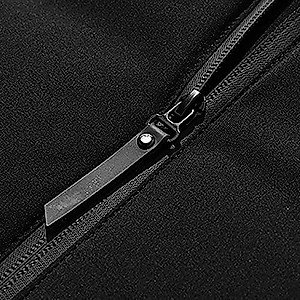 Puffy Jackets Men and Heating Temperature Three Control 5- Coat Hooded Gear Coat Charging Women Men USB Men's Black