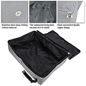 SH-RuiDu Waterproof Folding Cat Litter Box Portable HomeOutdoor Camping Toilet with Cover Easy Clean Sof