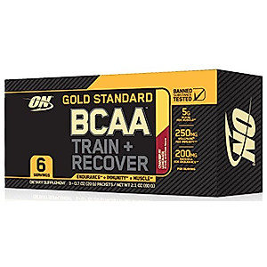 Optimum Nutrition Gold Standard BCAA Travel Size, Cranberry Lemonade, 3 Count