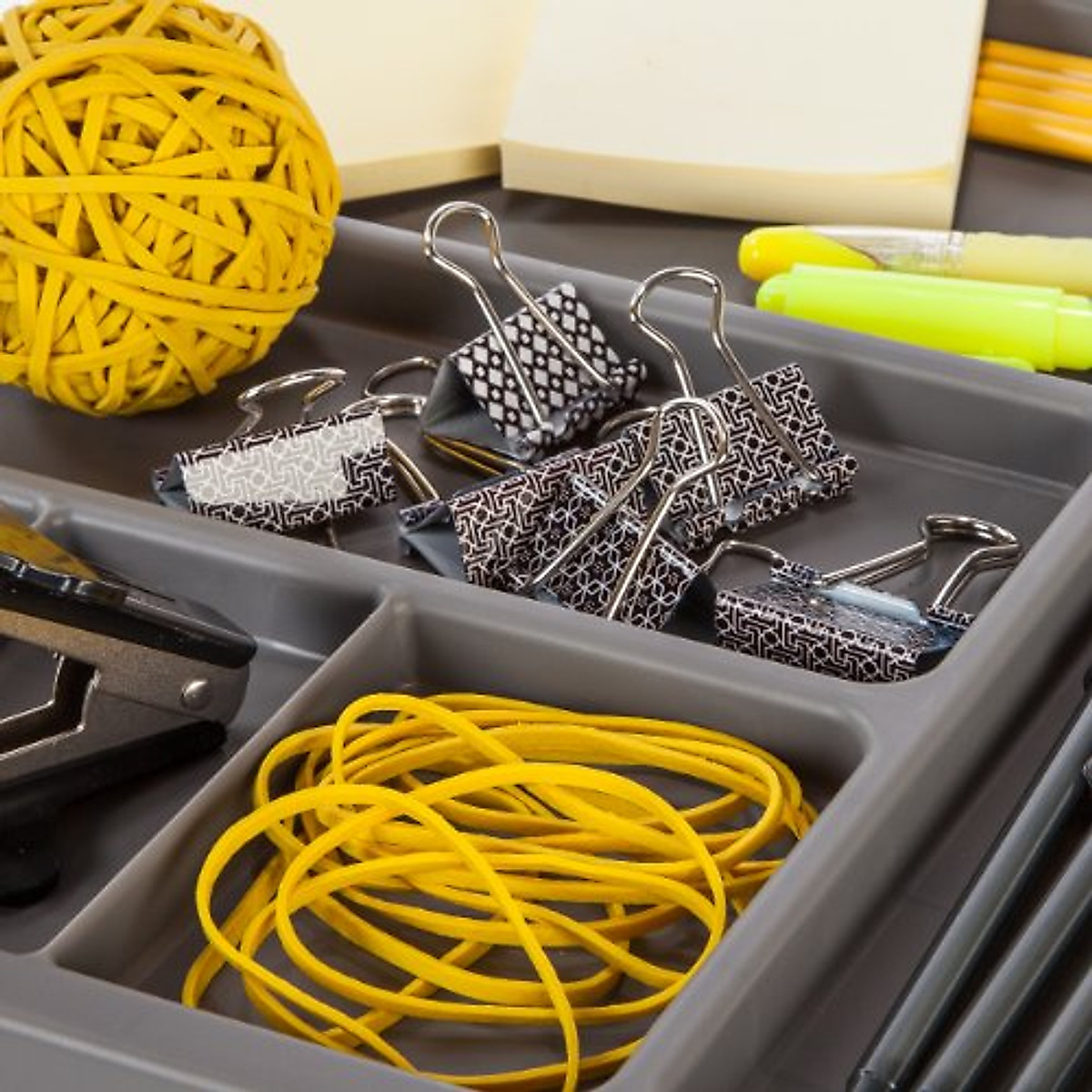 IRIS USA MC Plastic Storage, Rolling Cart with Organizer Top, 4 Drawer/GREY CLR, Gray