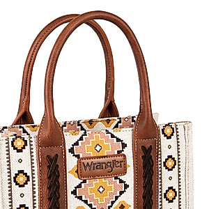 Wrangler Purse for Women Boho Aztec Tote Bag Hobo Shoulder Top Handle Handbags with Wide Guitar Strap christmas gift fall collection XY7 WG2202-8120SCF