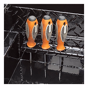 UWS TBSD-69-LP-BLK Black Single Lid Low Profile Deep Aluminum Toolbox with Beveled Insulated Lid