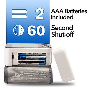 PARAMED Automatic Wrist Blood Pressure Monitor: Blood-Pressure Kit of Bp Cuff + 2AAA and Carrying case - Irregular Heartbeat Detector & 90 Readings Memory Function & Large Display