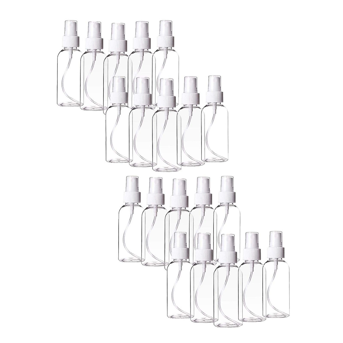20 Pack Clear Spray Bottle, Cleaning Products,Travel,Dispensing Makeup Liquid,Reusable