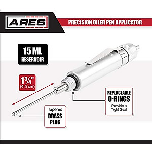 ARES 70004 - Precision Oiler Pen Applicator - Precisely Applies CLP, Ballistol, and Other Lubricants in Tight Places