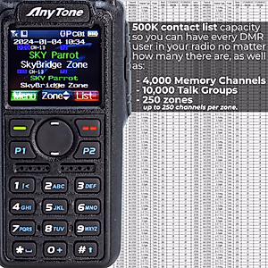 AnyTone AT-D878UVII Plus – Dual Band DMR/Analog 7W VHF, 6W UHF – w/Free $97 Training Course – Bluetooth PTT - Digital/Analog APRS RX & TX - 500K Contacts Plus Great Support from BridgeCom!