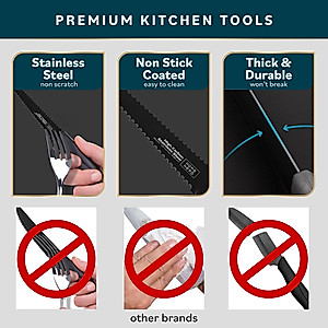 Home Hero 2 Pcs Grapefruit Knife with Sheath - High Carbon Stainless Steel Chopping Knife with Ergonomic Handle - Razor-Sharp Multi-Purpose Kitchen Knife for Chopping Vegetable and Cooking