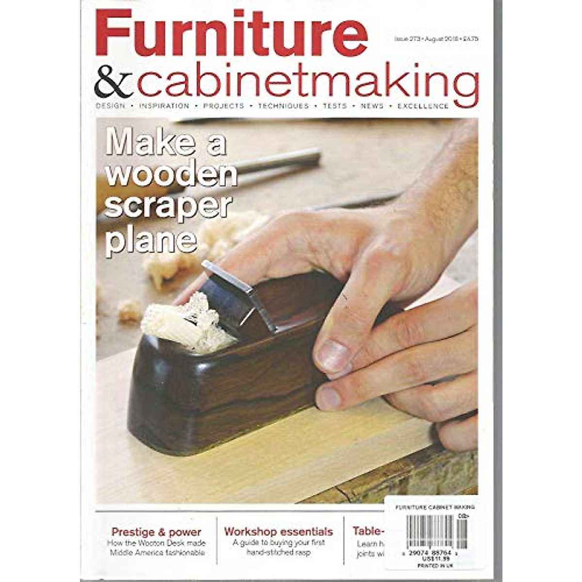FURNITURE & CABINETMAKING, AUGUST 2018, ISSUE 273 ~