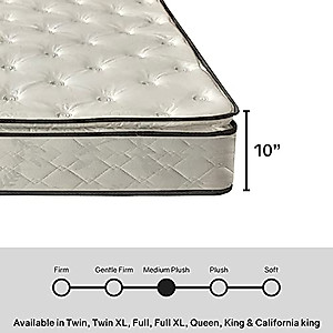 Greaton, 10-Inch Medium Plush Pillowtop Innerspring Mattress, Twin