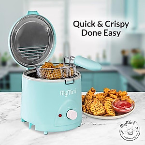 MyMini New 1.5-Quart Deep Fryer, (Blue Color)