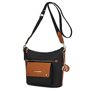 MKF Collection Crossbody Bag for Women, Shoulder Bag Lady Large Messenger Purse By Mia K