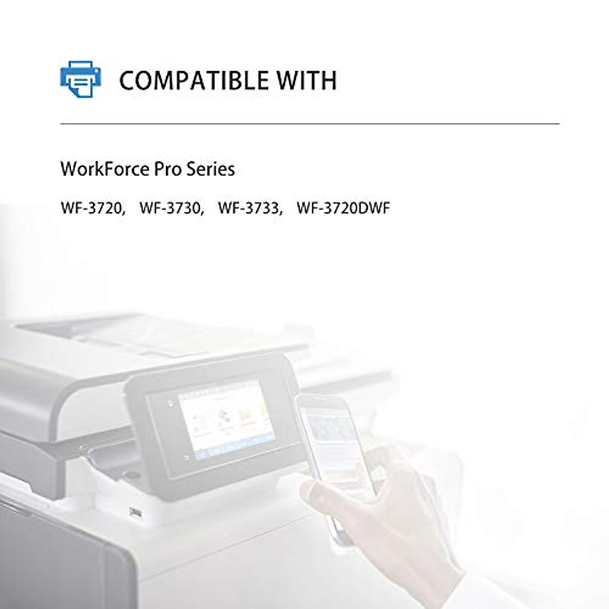 TEINO Remanufactured Ink Cartridge Replacement for Epson 702XL 702 T702 T702XL use with Epson Workforce Pro WF-3720 WF-3733 WF-3730 (Black, Cyan, Magenta, Yellow, 4-Pack)