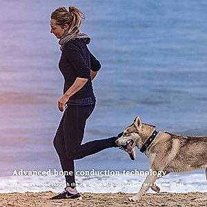 Waterproof Bone Conduction Bluetooth Headphones - Ultralight Swimming Headphones IP68 Waterproof Bluetooth 5.0 Open Ear Wireless Sports Headset with MP3 Player 16G Memory for Running Swimming (Grey)