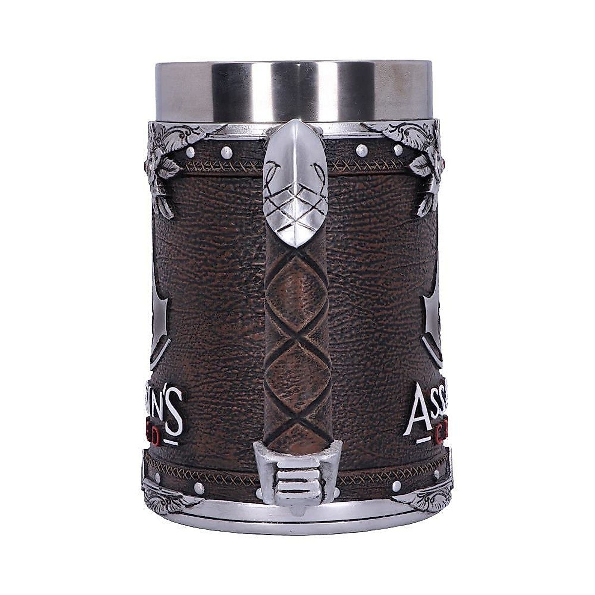 Nemesis Now Video Game Merch Tankard, Hand-Painted Resin Beer Mug, Stainless Steel Removable Insert, Gamer Gifts, 15.5cm - Assassin's Creed The Brotherhood