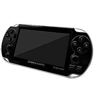 DREAMHAX X7 Plus Handheld Game Console with Preload 10000 Games, Portable Video Games Support HDMI Output & Double Player, Classic Arcade Retro Game Player Gameboy Gift Present (4.3" Screen Black)