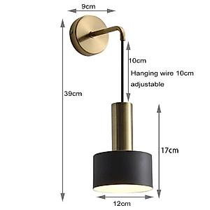 KEFA Battery Operated Wall Lights Indoor with Remote,2 Pieces of Bedroom Bedside Chandelier Gold Warm Light