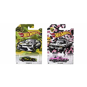 Hot Wheels 2019 Urban Camo Camouflage Series Complete Set of 5 Diecast Vehicles Bundle