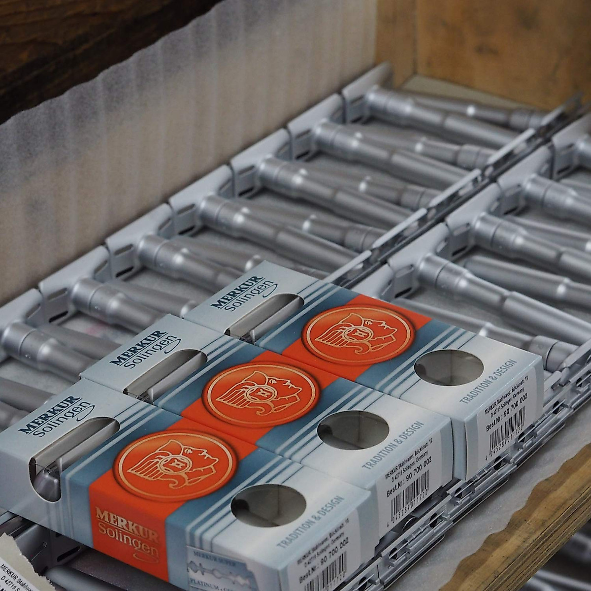 Merkur Razor Travel razor with 1 blade , 2.61x0.44x2.89 Inch (Pack of 1)