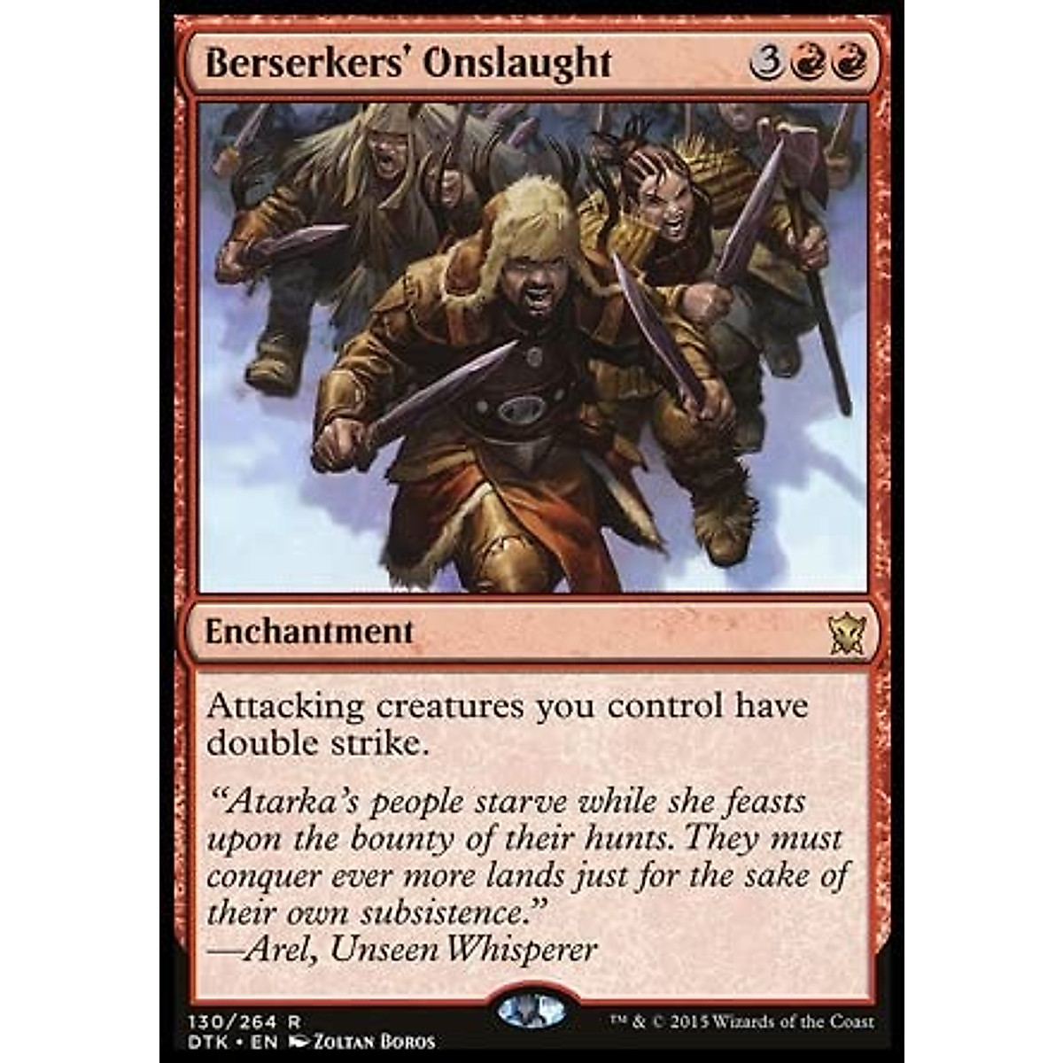 Magic: The Gathering Singles Berserkers' Onslaught (130) Dragons of Tarkir DTK, Red, DTK130