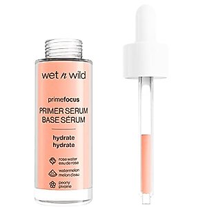 wet n wild Prime Focus Primer Serum for Face, Hydrating for Dry Skin, Makeup Primer Serum