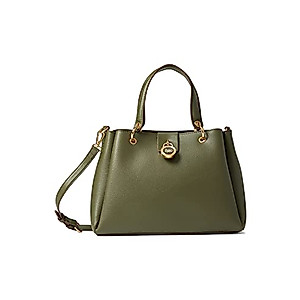 Anne Klein AK Lock Satchel, Moss