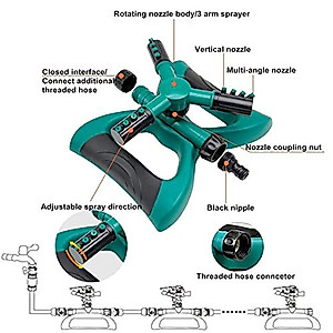 Vinpie Garden Fogger Machine 5L Disinfection Atomizer Sprayer Electric Intelligent Fogger 1.3 GAL 1-15GPH Blower Adjustable Particle Size 0-50μm/Mm Sprinkler for Station, School, Restaurant, Home