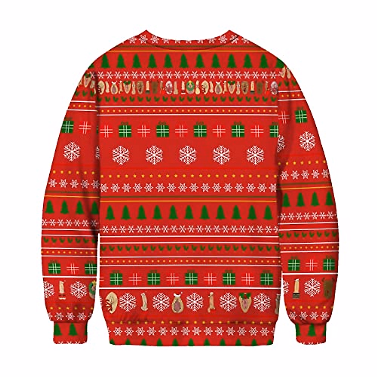 Ugly Christmas Sweatshirts For Men Funny Funny Holiday Pullover Sweater Unique Graphic Top Crewneck Long Sleeve