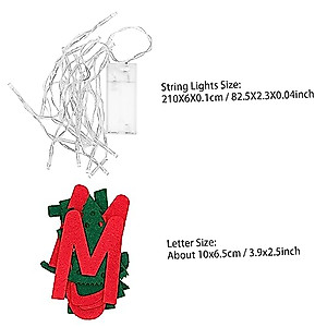 1 Set Christmas Tree with Lights Christmas Decorations LED Decor Christmas Tree Light Christmas Fairy Light Wall Felt Christmas Tree Christmas Wall Decor Xmas Ornament LED