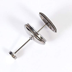 meialla Coffee Espresso Maker Pot Coffee Tea Percolator Filter Stainless Steel Glass Teapot Cafetiere Press Plunger 350Ml