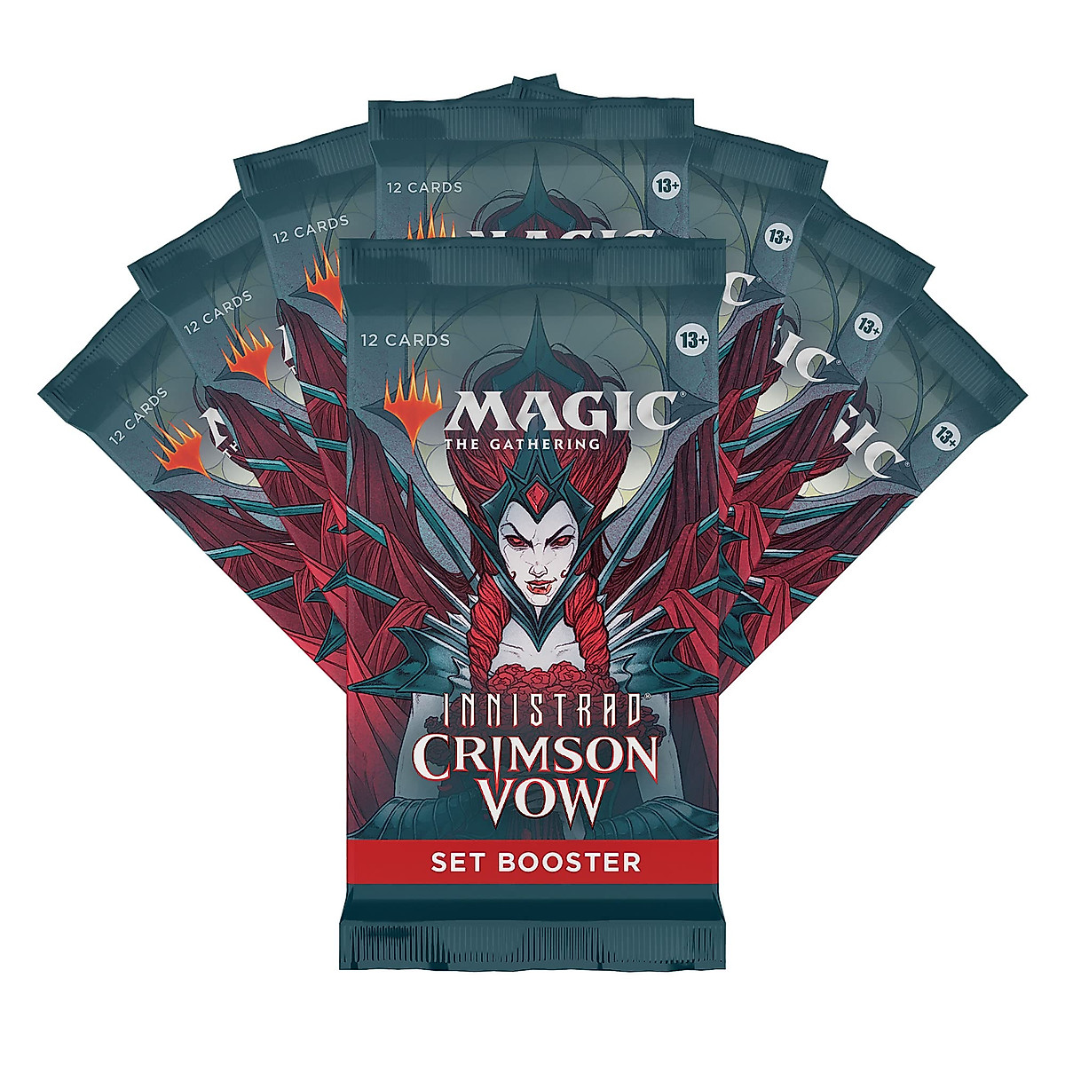 Magic: The Gathering Innistrad: Crimson Vow Bundle | 8 Set Boosters + Accessories