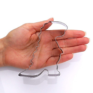 T-Rex Tyrannosaurus Dinosaur Cookie Cutter, Premium Food-Grade Stainless Steel, Dishwasher Safe